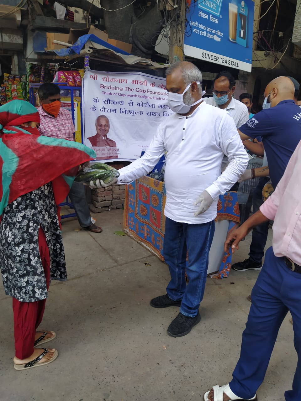 DRY RATION DISTRIBUTION – Bridging The Gap Foundation